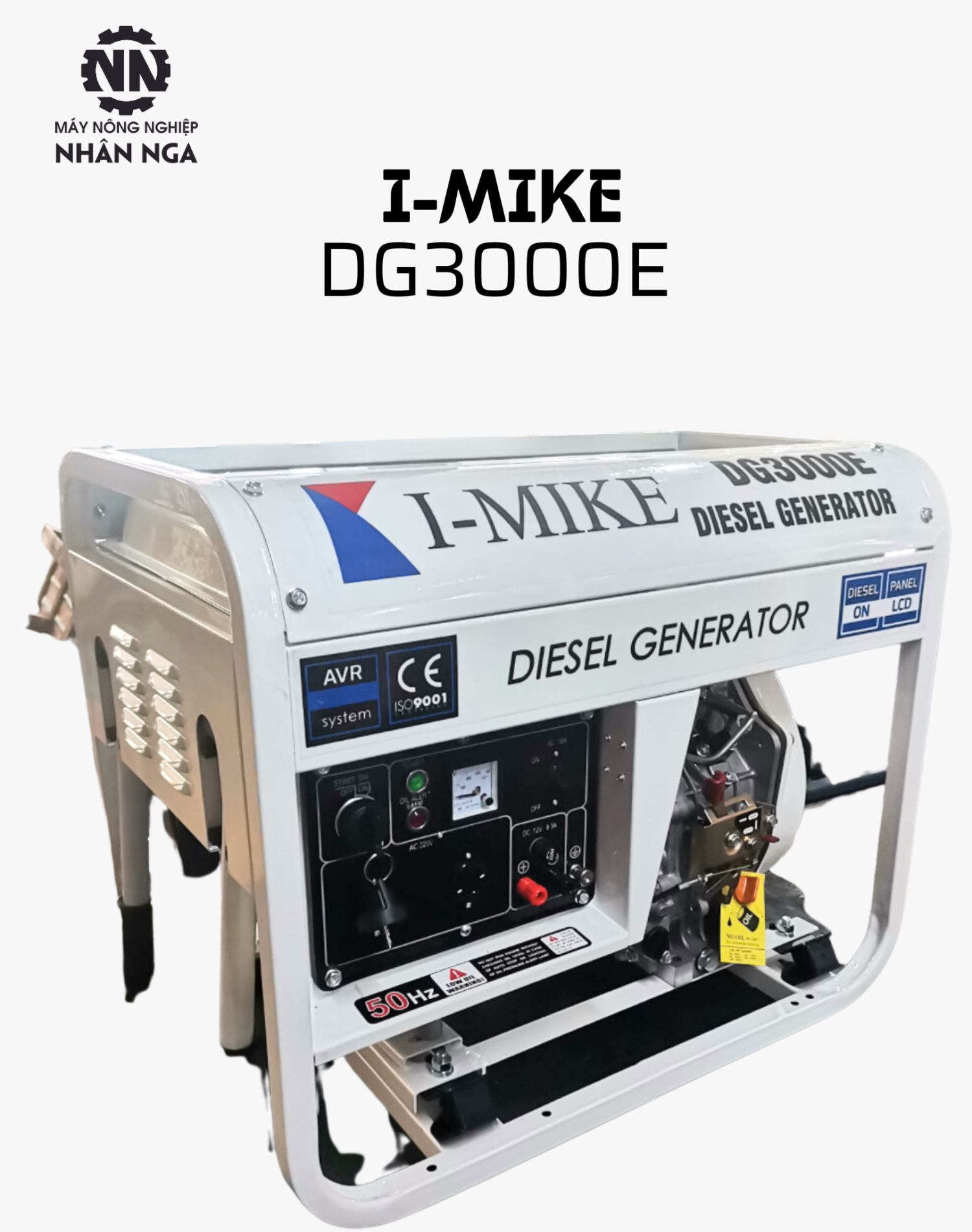 Máy phát điện khung trần I-Mike 3kw - MÁY NÔNG NGHIỆP NHÂN NGA